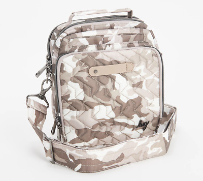 Lug Skeeter RFID Crossbody with Charm Bar, Camo Taupe | eBay