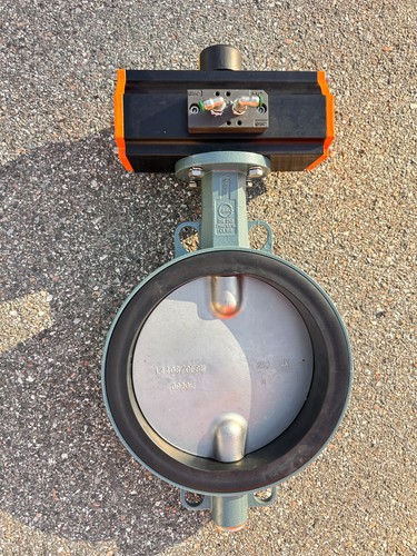 EMBRO ARMATUREN EB8.1 SYD Z011-A 12 INCH BUTTERFLY VALVE & PNEUMATIC ...