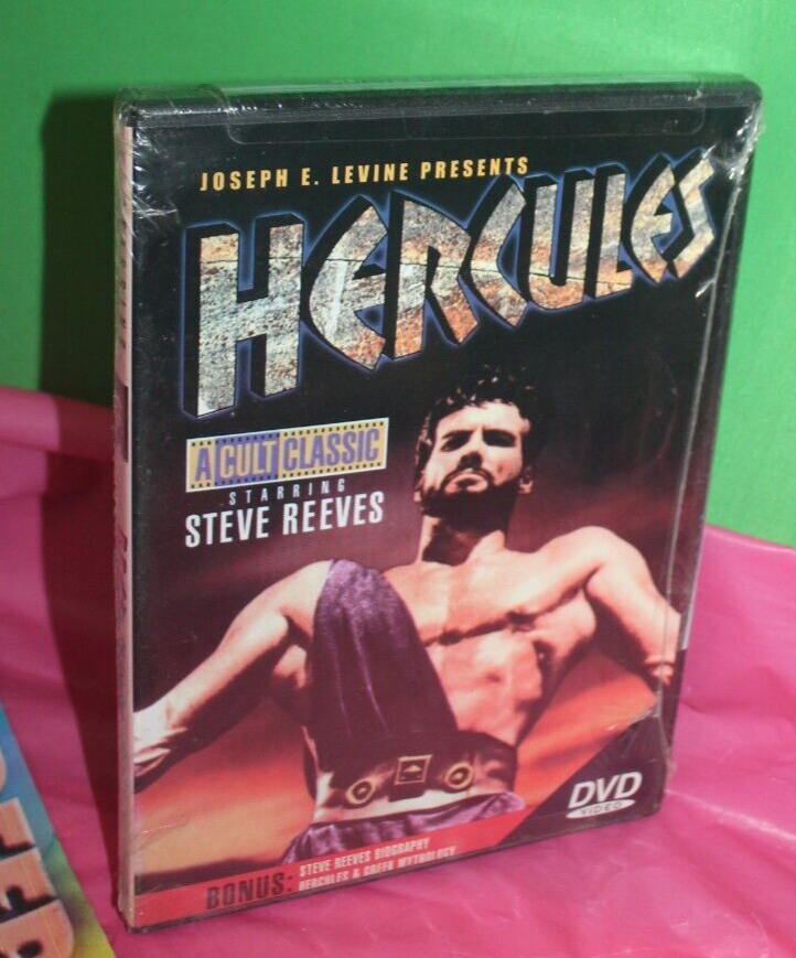 Joseph E Levine Hercules Cult Classic Steve Reeves Sealed DVD Movie | eBay