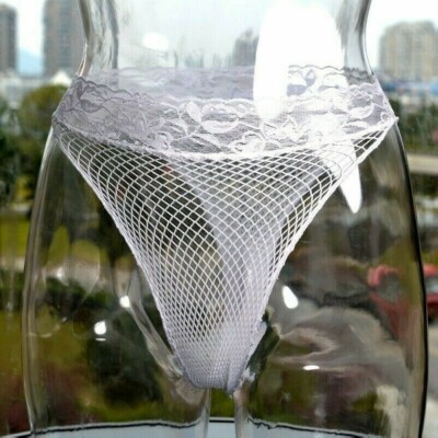 Women Lace Fishnet Briefs Sexy Sheer Underwear Lingerie Knickers Hollow ...