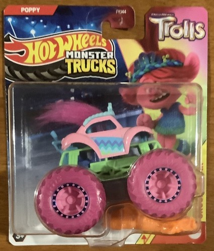 2024 HOT WHEELS MONSTER TRUCK POPPY TROLLS POWER OF FRIENDSHIP | eBay