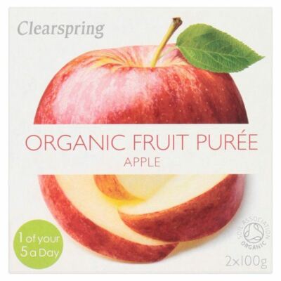 Clearspring Organic Apple Puree - 2 x 100g | eBay