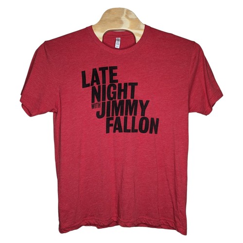 Late Night With Jimmy Fallon T Shirt Red Size XL Talk Show NBC Comedy ...