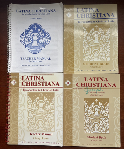 Latina Christiana I & II, First/Second Form Latin 4 Book Lot Student ...