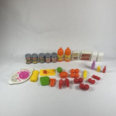 Lot of 30 Vintage Barbie Food Accessories from 90s-00s Mini Food | eBay