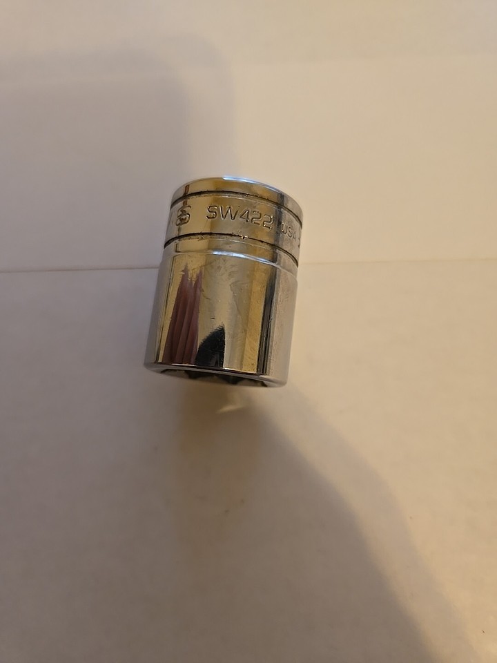 Snap On 1/2" Drive 11/16" 8PT Double Square Chrome Socket SW422 | eBay
