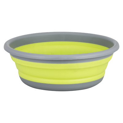 Large Round Lime Green Collapsible Camping Washing Up Bowl | 38 cm Dia ...