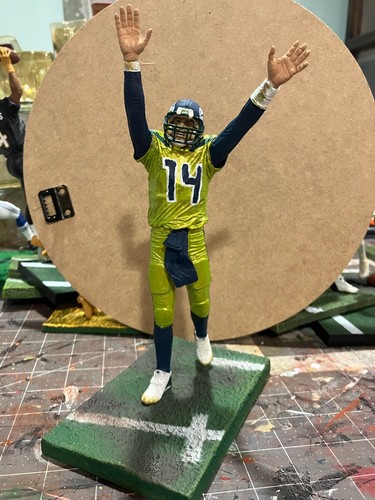 mcfarlane football figure custom 6" SEATTLE SEAHAWKS SAM DARNOLD | eBay