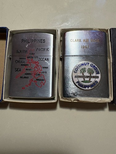 Vintage Konwal Super Flip Lighter Map Of Philippines / Coconut Grove ...
