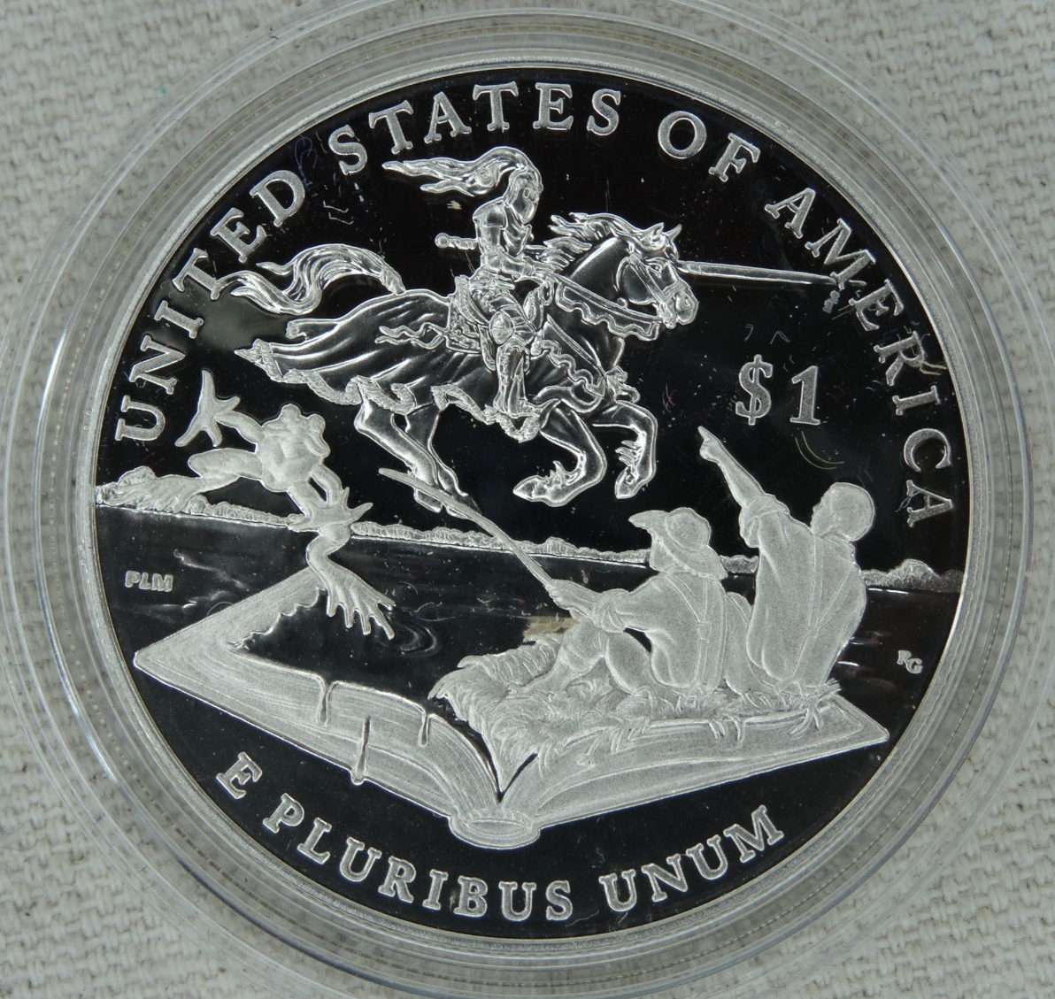 2016-P Mark Twain Proof Silver Dollar US Mint $1 Commemorative No Box ...