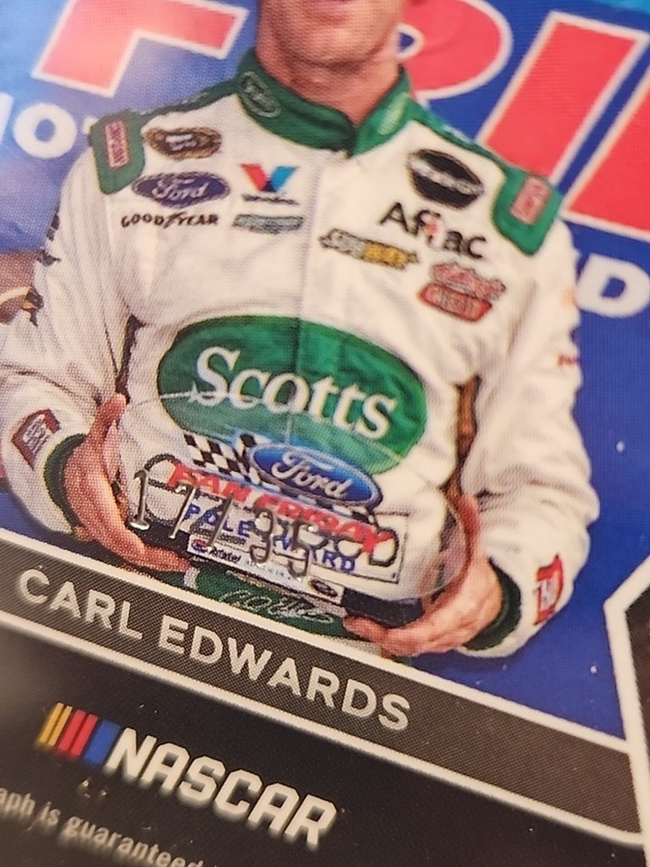 2022 Prizim Nascar Carl Edwards Flashback 17/35 Blue Hyper | eBay
