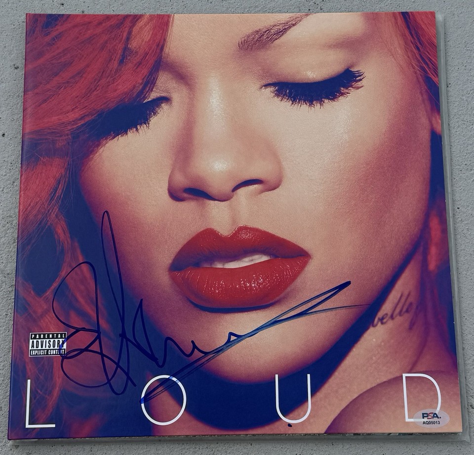 Rihanna Signed Autographed Loud Record Album LP Vinyl PSA/DNA Authentic ...