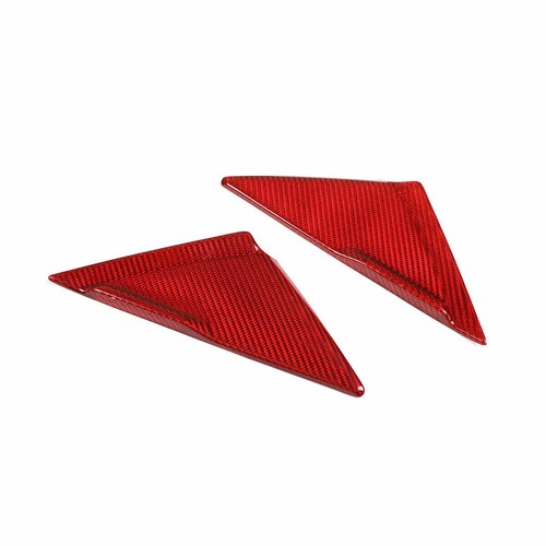 Real Red Carbon Fiber A-Pillar Triangle Cover Fit for Nissan GTR R35 ...