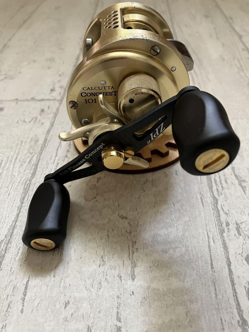 SHIMANO CALCUTTA CONQUEST 101 2001 Bait Reel Fishing Custom SHIMANO CALCUTTA CONQUEST 101 2001 Bait Reel Fishing Custom