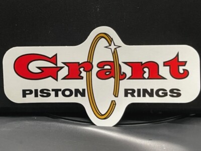 VRHTF NHRA SUPER COOL "GRANT PISTON RINGS" 3" X 5" STICKER | eBay