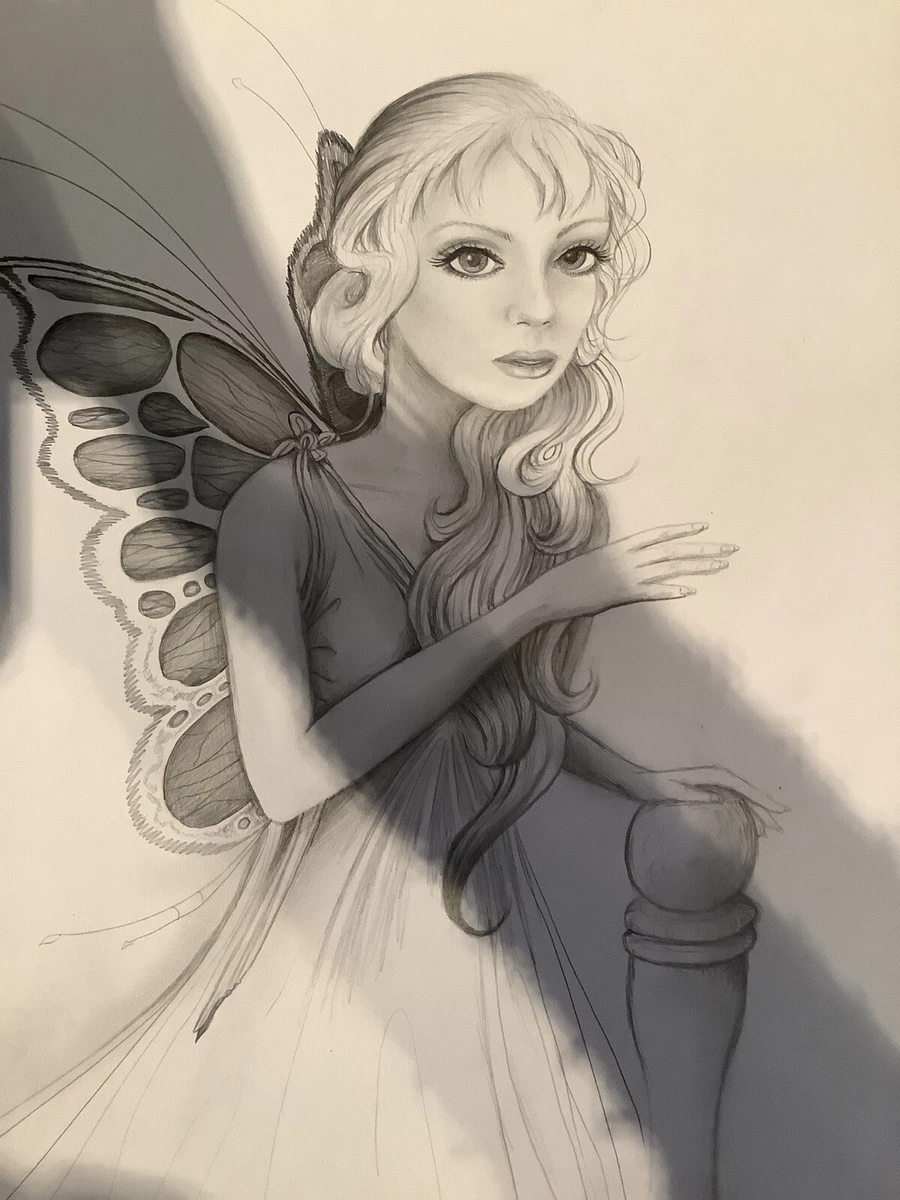 Beautiful Fairy Pencil Drawings