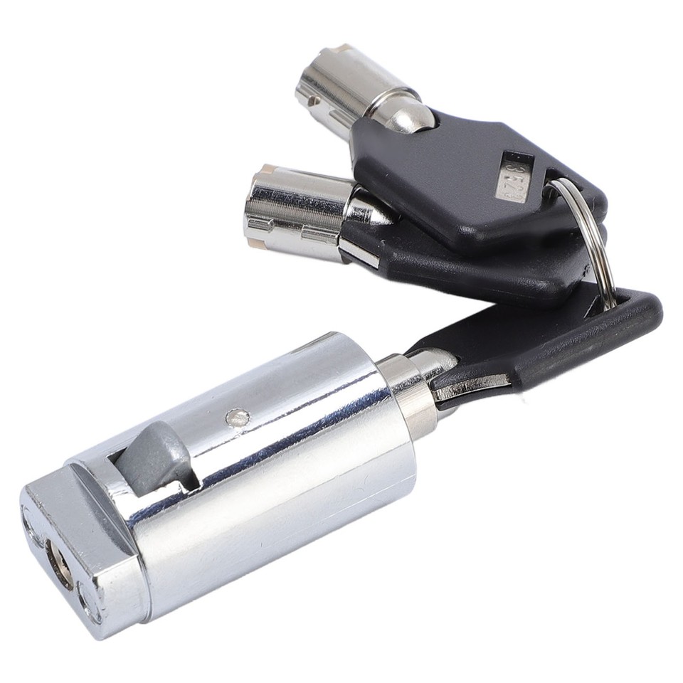Vending Machine Lock And 3 Key Zinc Alloy Anti Theft Tubular Key Lock ...