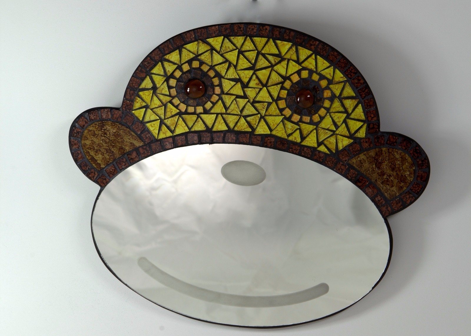 Monkey glass mosaic wall mirror BRAND NEW! | eBay