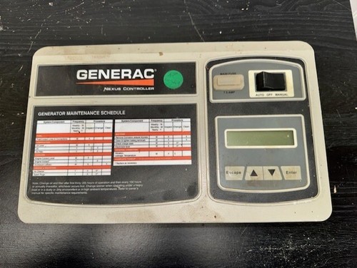 Generac 0H7668C 0H7668DSRV Generator Control Panel PARTs REPAIR ...