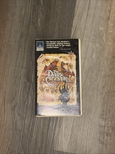 RARE The Dark Crystal Jim Henson VHS - Thorn EMI Video White Clamshell ...