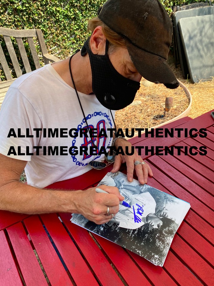 BILL ALLEN SIGNED 'RAD' CRU JONES #33 8x10 MOVIE PHOTO BAS 1 BECKETT ...