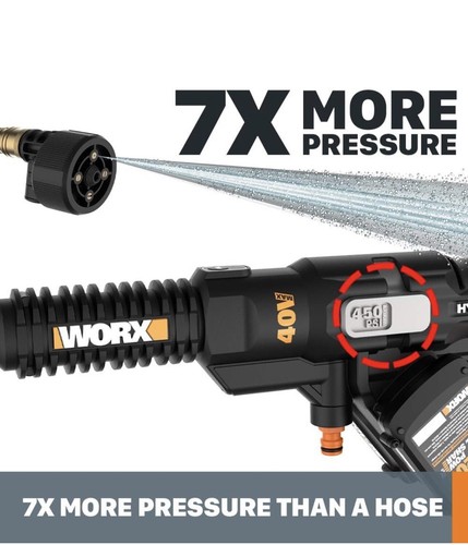 WORX WG644.9 40V Electric Hydroshot Portable Power Cleaner (Tool-Only ...