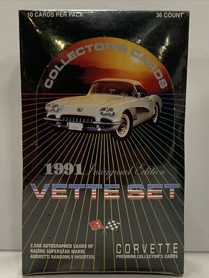 Corvette Trading Cards 1991 Chevrolet Vette Set 1953-1991 New Unopened ...