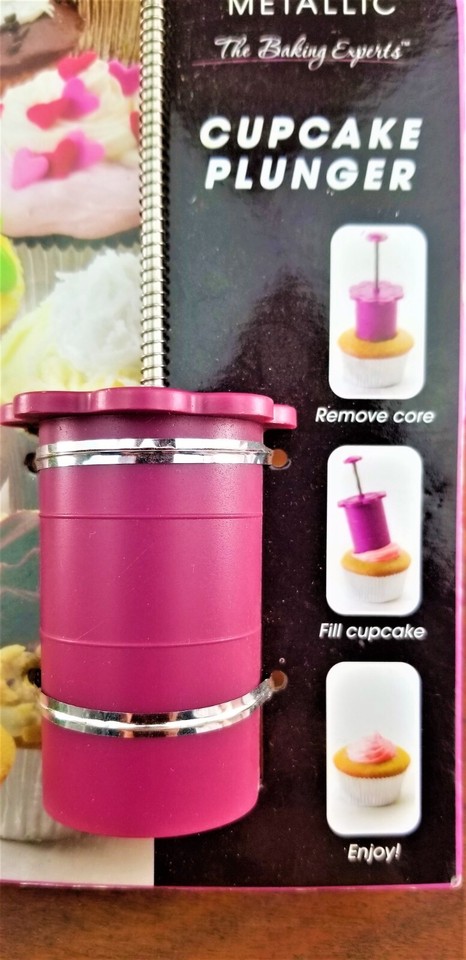 Chicago Metallic CUPCAKE PLUNGER Baking Tool Cupcake Filler Bakeware ...