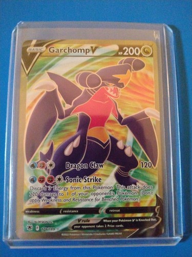 Garchomp V Full Art Ultra Rare Astral Radiance #178/189 Pokemon Card | eBay