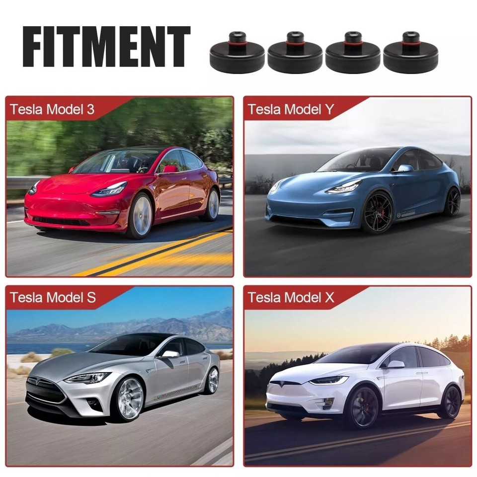 4 Pack Jack Pad For Tesla Model 3 Compatible S X Y Lifting Pucks with a ...