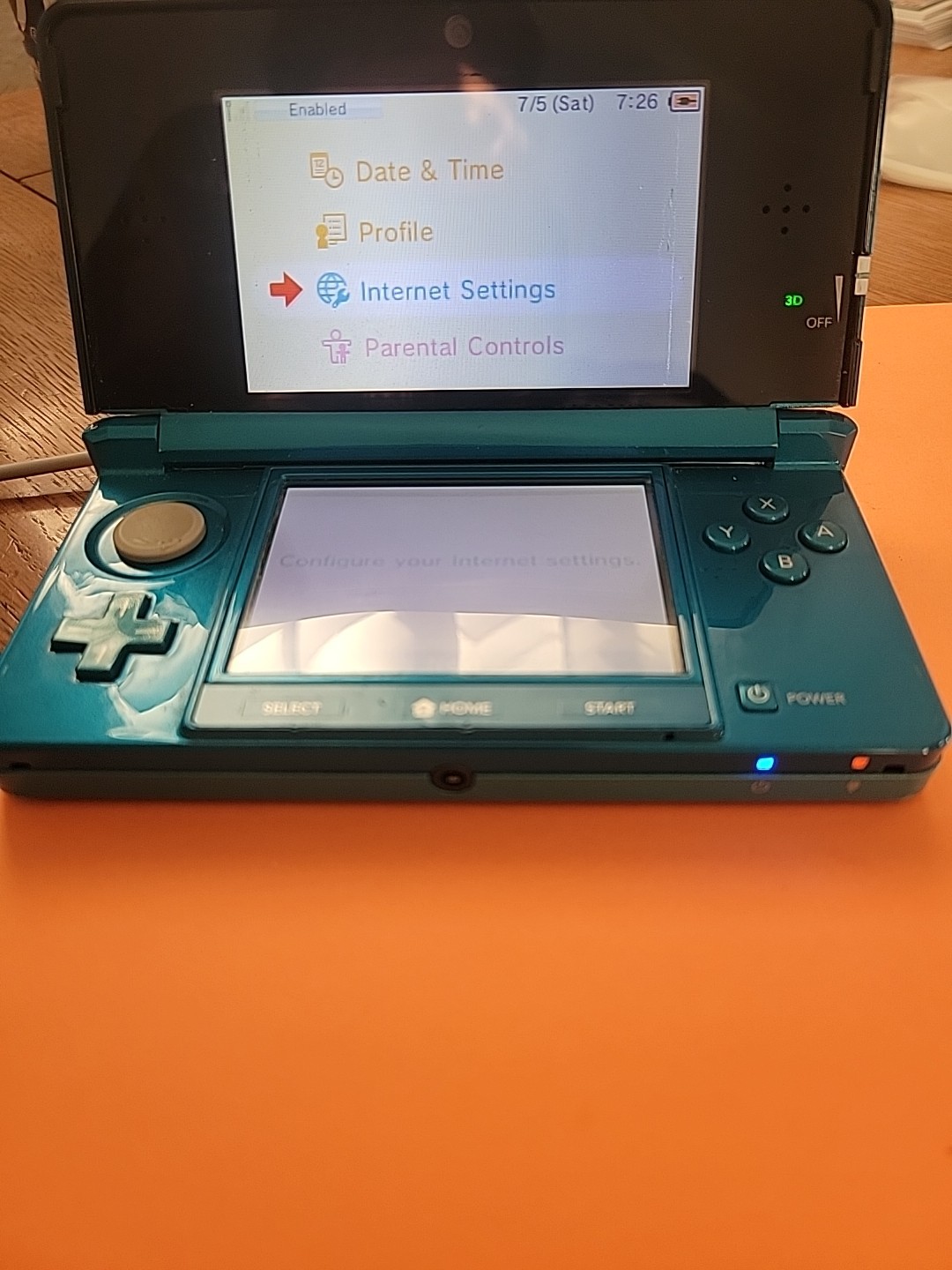 Nintendo 3DS Handheld System - Aqua CTR-001 US - Tested And Updated. | eBay