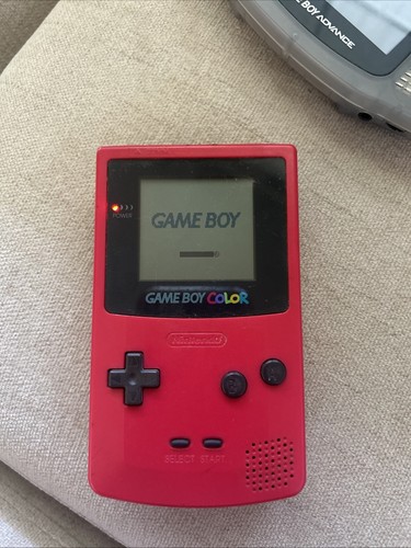 Nintendo Gameboy Color Berry Red Handheld System - Tested/ Working - No ...