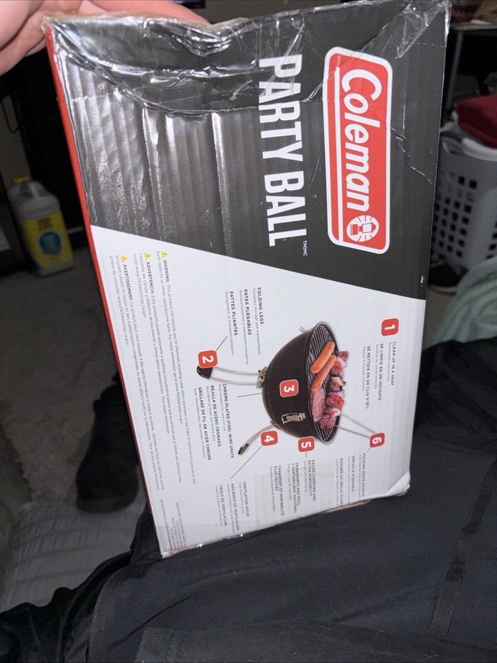 Coleman Party Grill Outdoor Portable Propane PerflectFlow - InstaStart ...