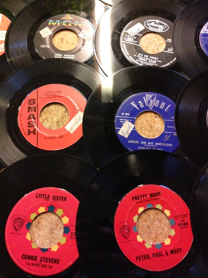 Vinyl 45s Lot Of 20 1950s 1960s Classic Rock & Pop 7” Singles | eBay