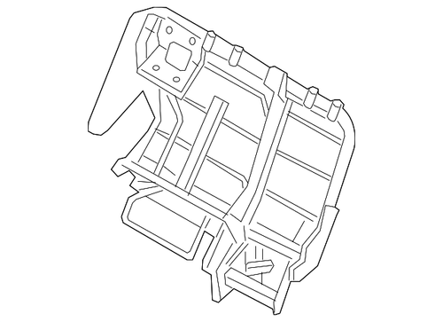 Genuine Nissan Seat Back Frame 88601-5AA2A | eBay