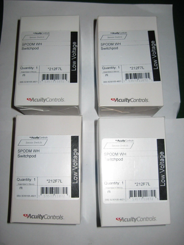 " Lot of 4 " New Acuity Controls Sensor Switch Low Voltage Switchpods ...