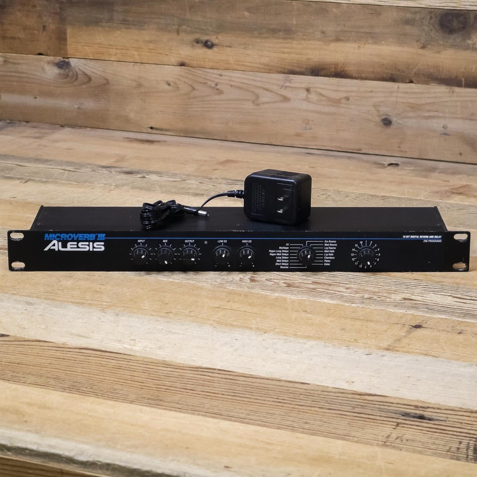 Alesis Microverb III Digital Reverb w/ PSU Micro-verb Three 3 FX ...