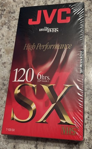 JVC VHS Tape T-120 SX Blank High Performance Sealed 6 Hour | eBay