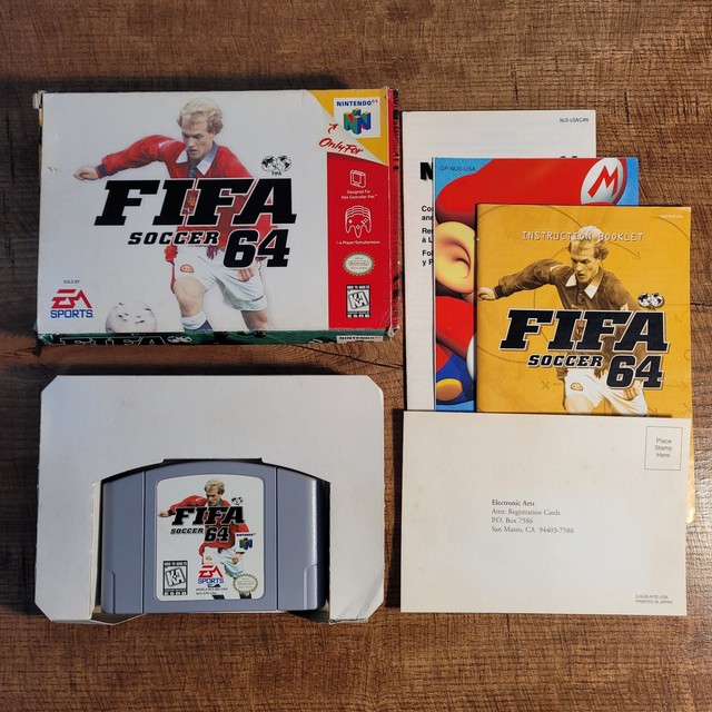 FIFA Soccer 64 (Nintendo 64, 1996) for sale online | eBay
