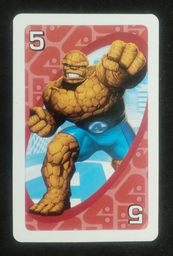 2005 Marvel Fantastic Four UNO Card Red Thing #5 | eBay