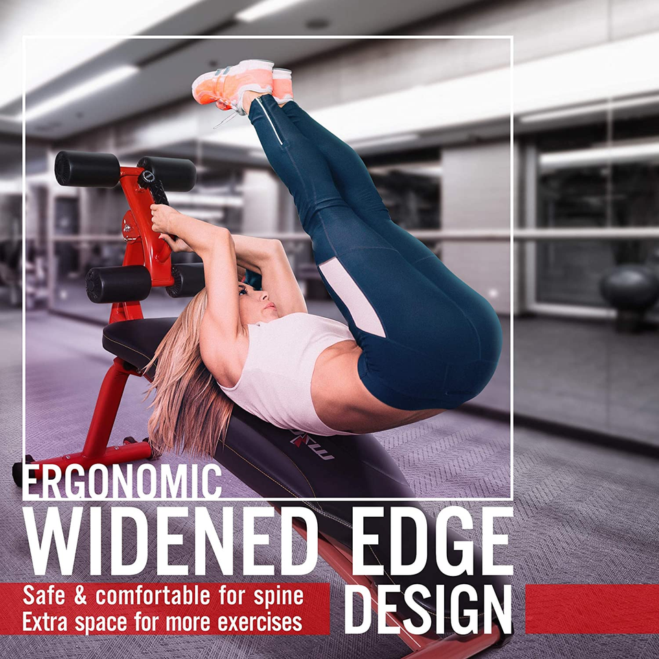 Adjustable Sit up Bench, Weight Bench, Pull up Bar Workout Station for ...