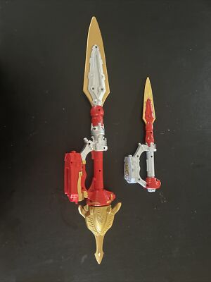 Power Rangers Megaforce Spinning Deluxe Ultra Dragon Sword Red With ...