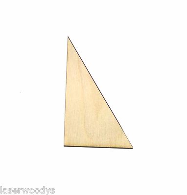 Right Triangle Shape Unfinished Wood Shape RT4258 Crafts Lindahl ...