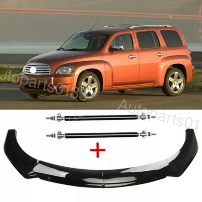 Front Bumper Lip Spoiler Splitter Body Kit +Strut Rods For Chevy HHR ...