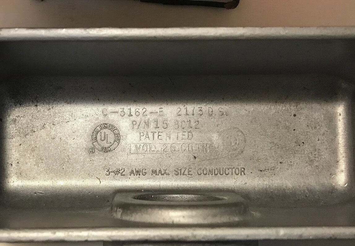 Vintage KILLARK ELECTROLET OT-4 1-1/4" CONDUIT BODY | eBay