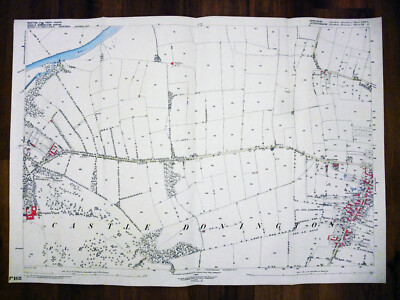 Derbyshire Castle Donnington Park old map history genealogy Ordnance ...