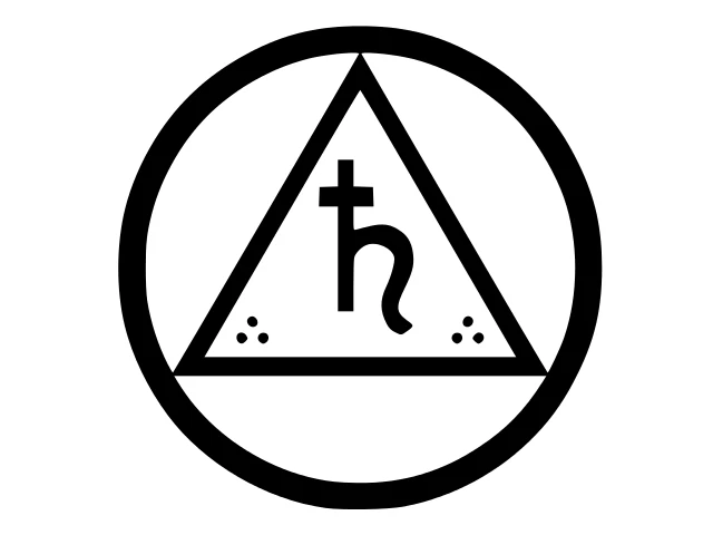 Saturn Alchemy Symbol