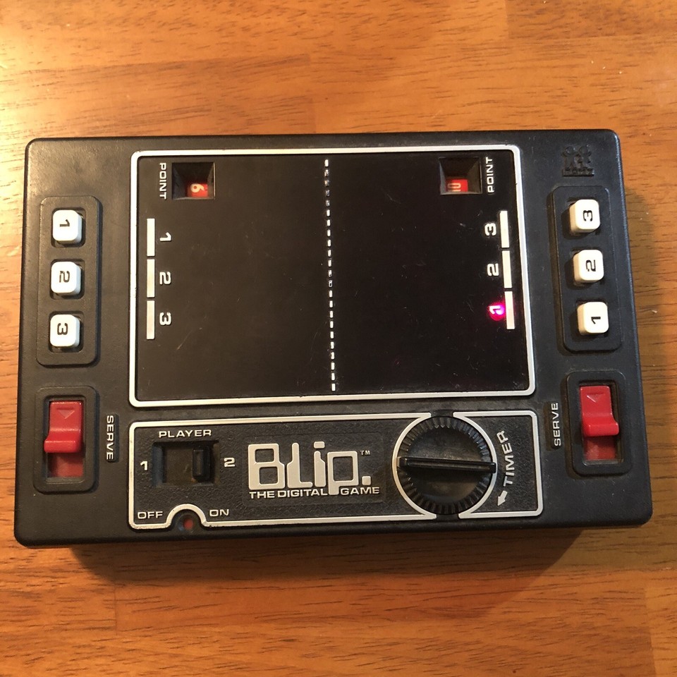 Lot of 6 Electronic Handheld Games: Blip, Roulette, Chess, Slot, Poker ...