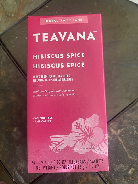 6 Boxes of 24 Teavana Starbucks Hibiscus Spice Tea Bags (exp 12/2019 ...
