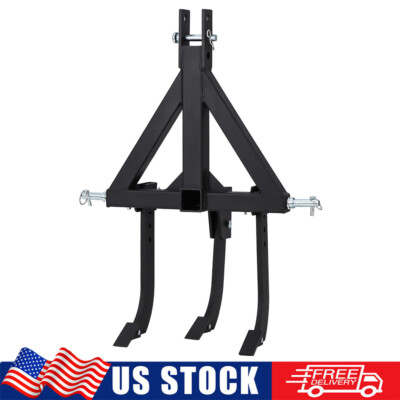 3-Point Middle Buster Plow for CAT0 CAT1 Tractors w/ 3 Adjustable ...